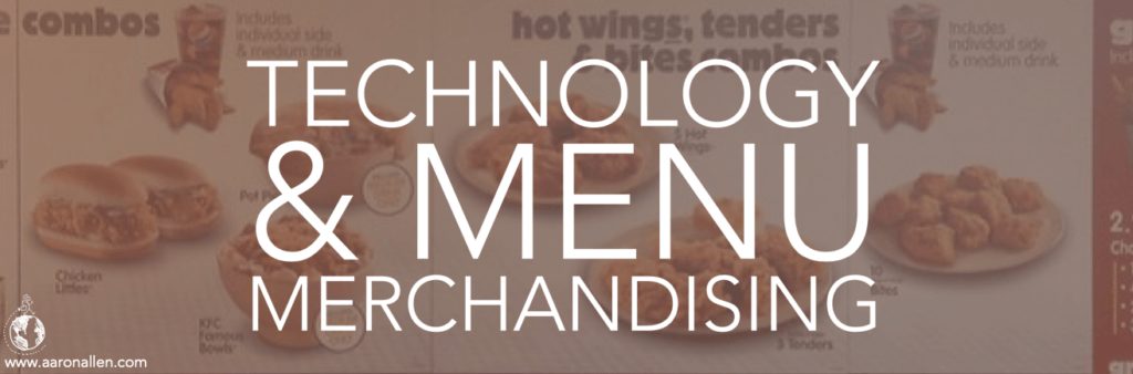 Menu Merchandising: How Technology is Playing a Role