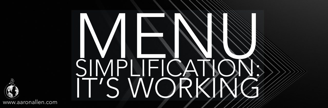 Restaurant Menu: Where Every Great Turnaround Started